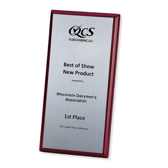 Custom 6" x 12" Connection Plaque - Rosewood in bulk | Save Your Ink