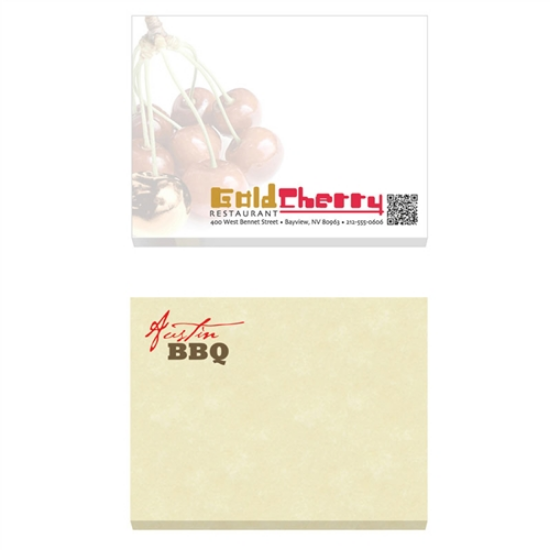 Custom Souvenir® Sticky Note™ 4" x 3" Adhesive Notepad - 25 sheet in ...