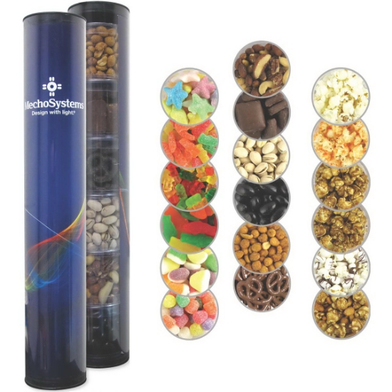 Custom Tube of Nuts & Sweets in bulk | Save Your Ink