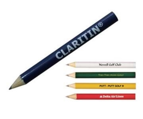 Custom Round Golf Pencils in bulk | Save Your Ink