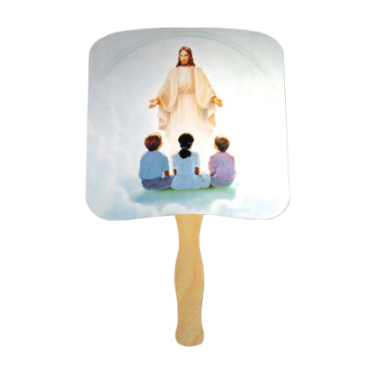 Custom Printed Religious Hand Fans Printed & Personalized | Save Your Ink