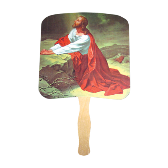 Custom Jesus Praying Hand Fans in bulk | Save Your Ink