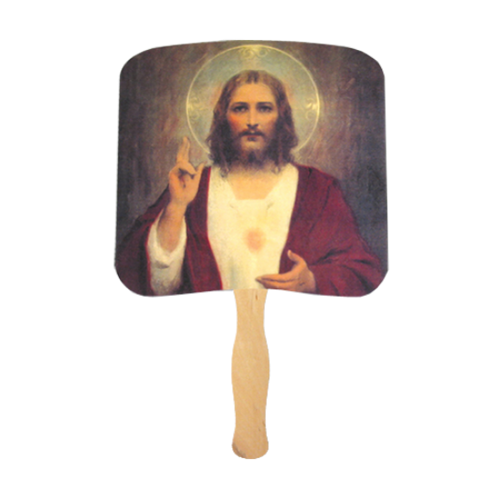 Custom Jesus Hand Fans in bulk | Save Your Ink