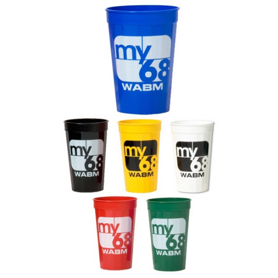 Custom 22 Oz. Fluted Stadium Cup in bulk | Save Your Ink