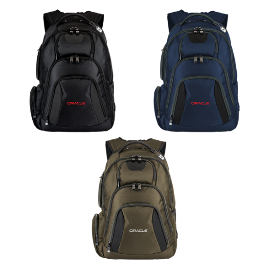 Custom Basecamp Concourse 17" Laptop Backpack in bulk | Save Your Ink